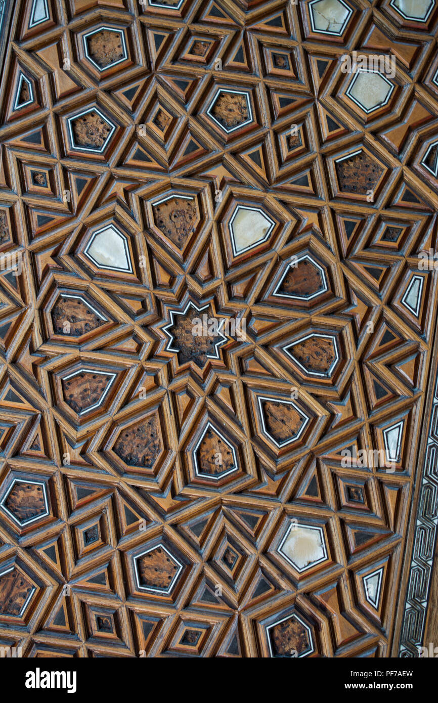 Ottoman Turkish art with geometric patterns in view Stock Photo - Alamy
