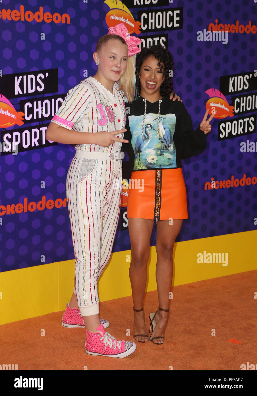 Nickelodeon Kids' Choice Sports Awards 2018 Featuring: JoJo Siwa, Liza Koshy Where: Santa Monica ...