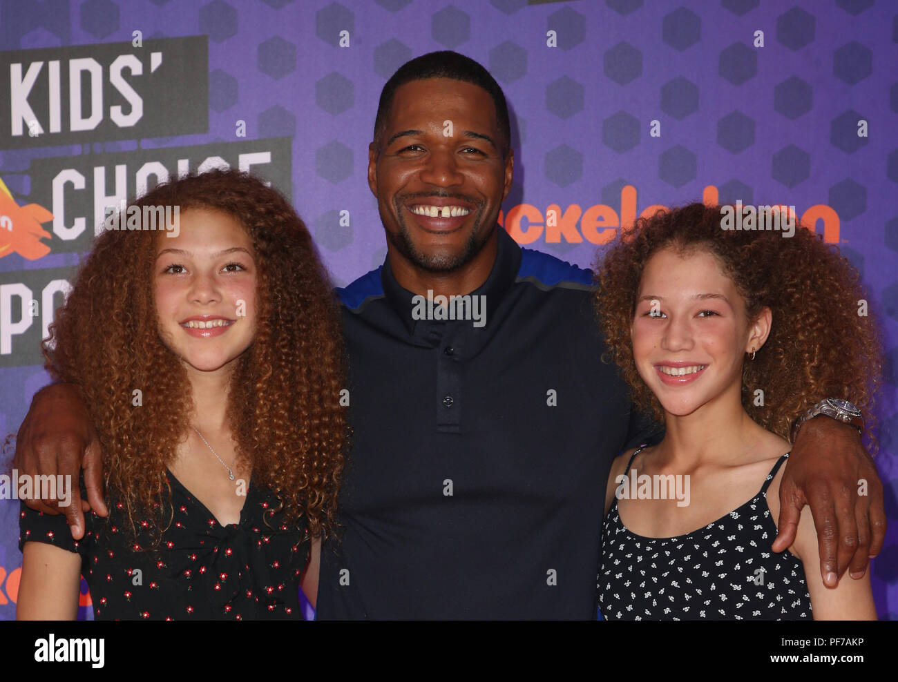 Nickelodeon Kids' Choice Sports Awards 2018 Featuring: Michael Strahan, Isabella Strahan, Sophia ...
