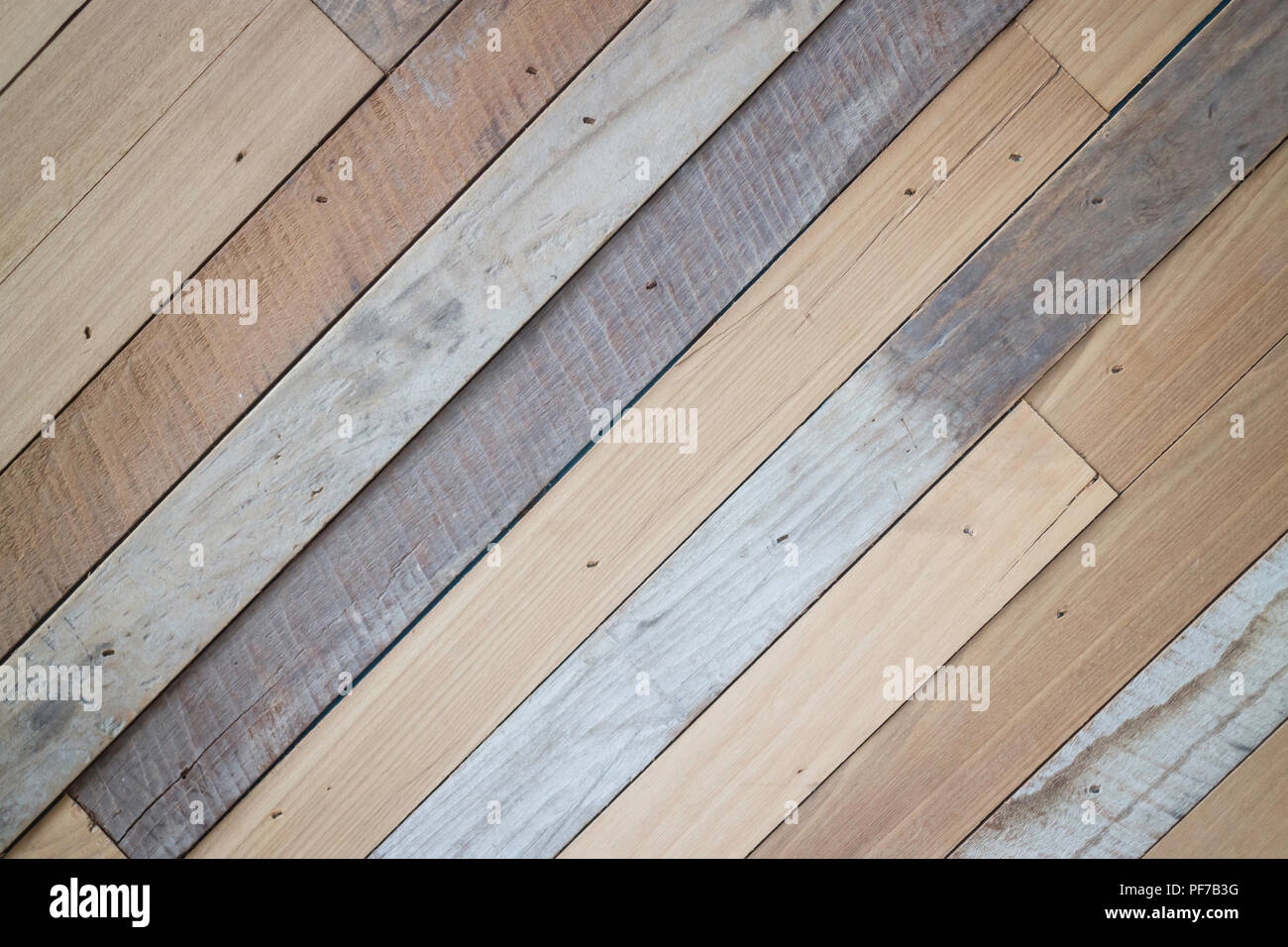 Rustic wood diagonal panel background, stock photo Stock Photo - Alamy