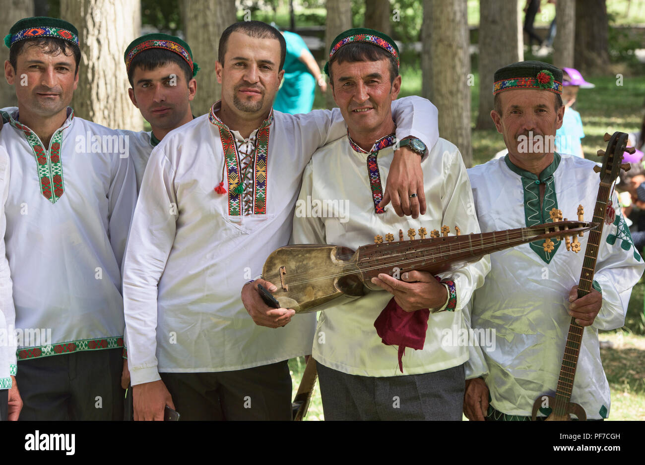 Traditional Pamiri musicians, Khorog, Tajikistan Stock Photo - Alamy