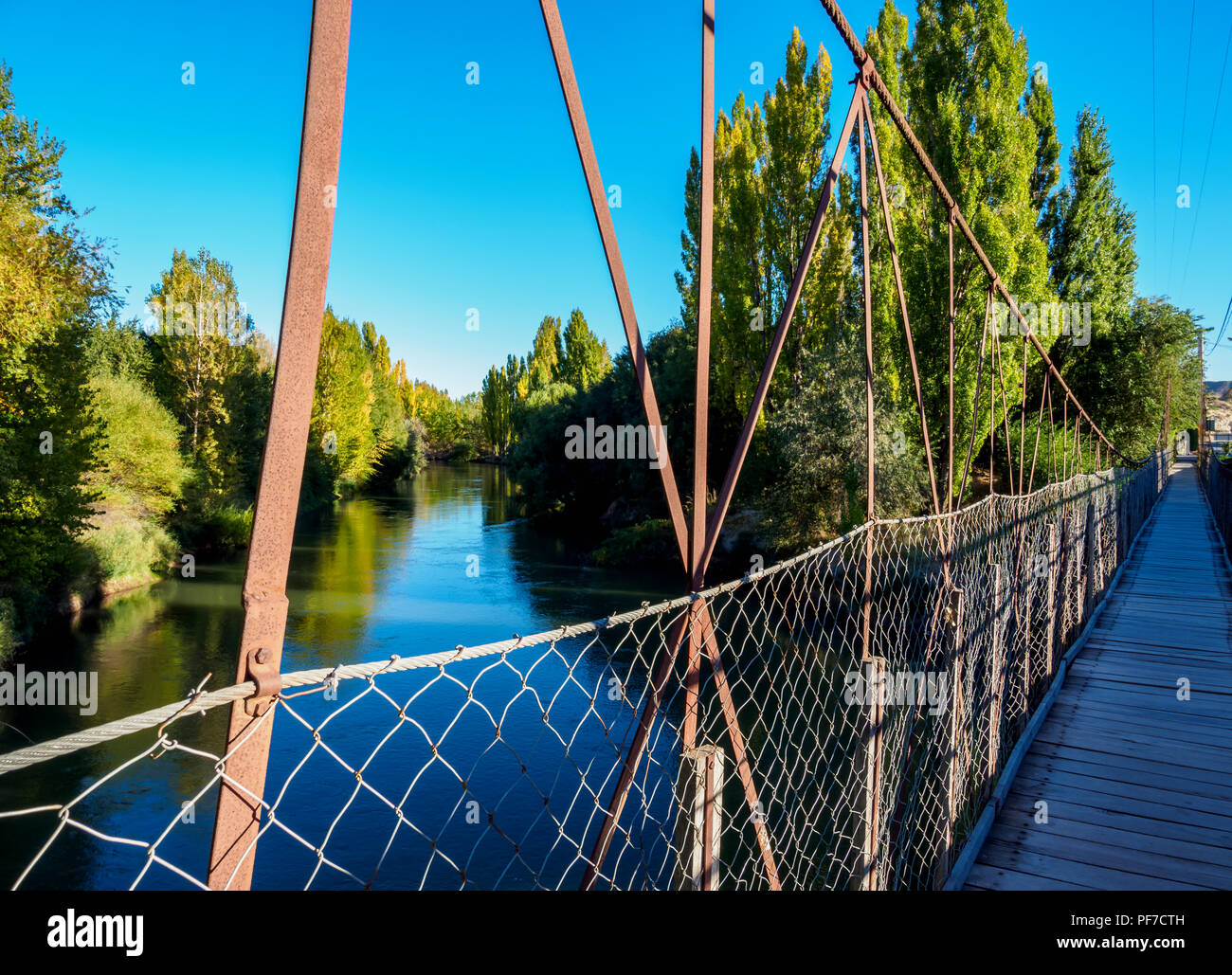 Bridge on Chubut River, Gaiman, The Welsh Settlement, Chubut Province ...