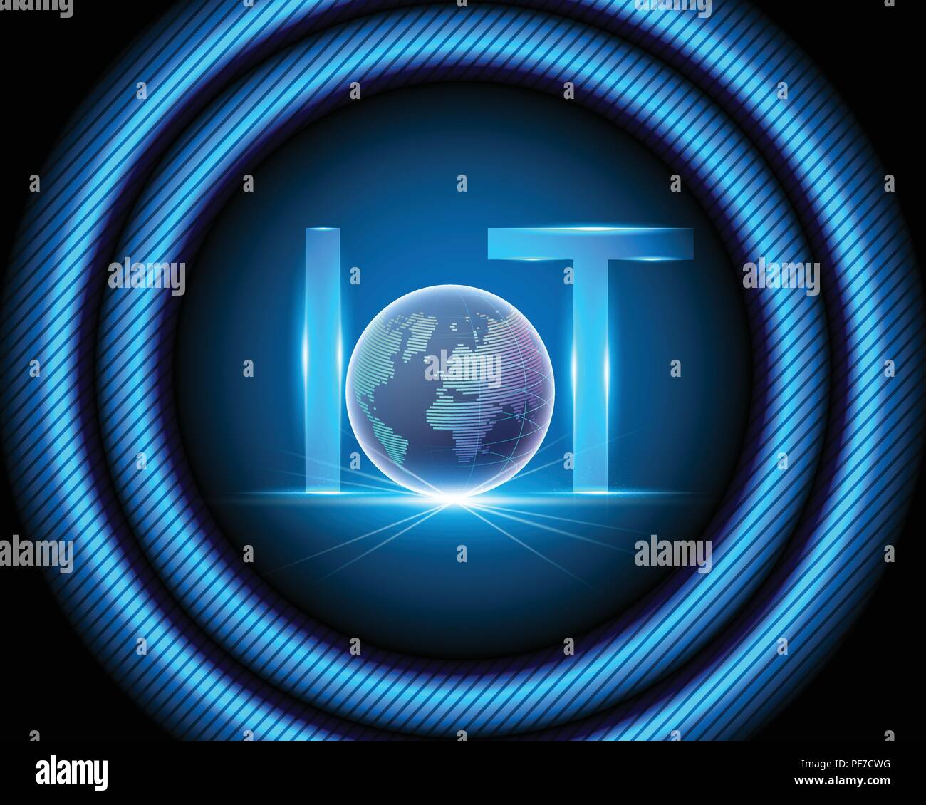 Internet of things (IOT) technology and Global worldwide point cyber ...