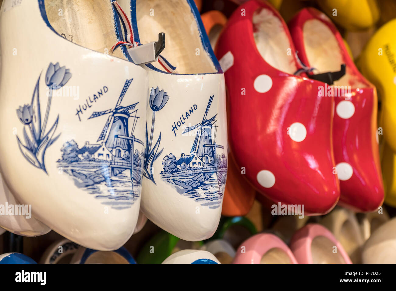 Dutch wooden clogs windmill hi-res stock photography and images - Alamy