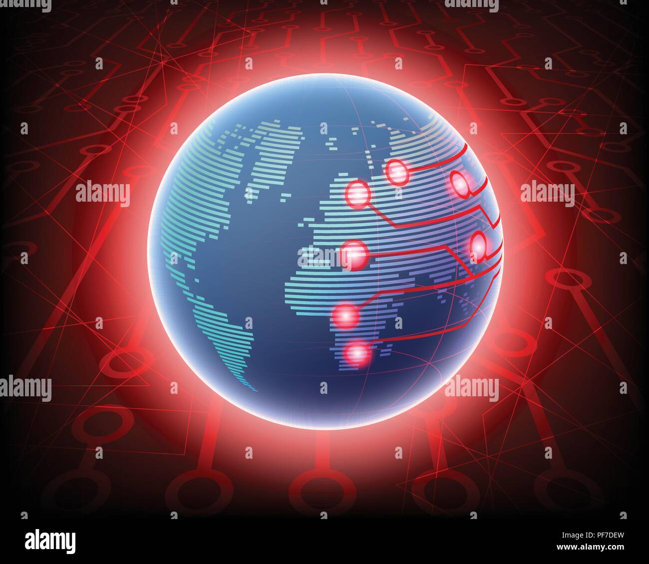 Internet security concept anonymous Stock Vector Images - Alamy