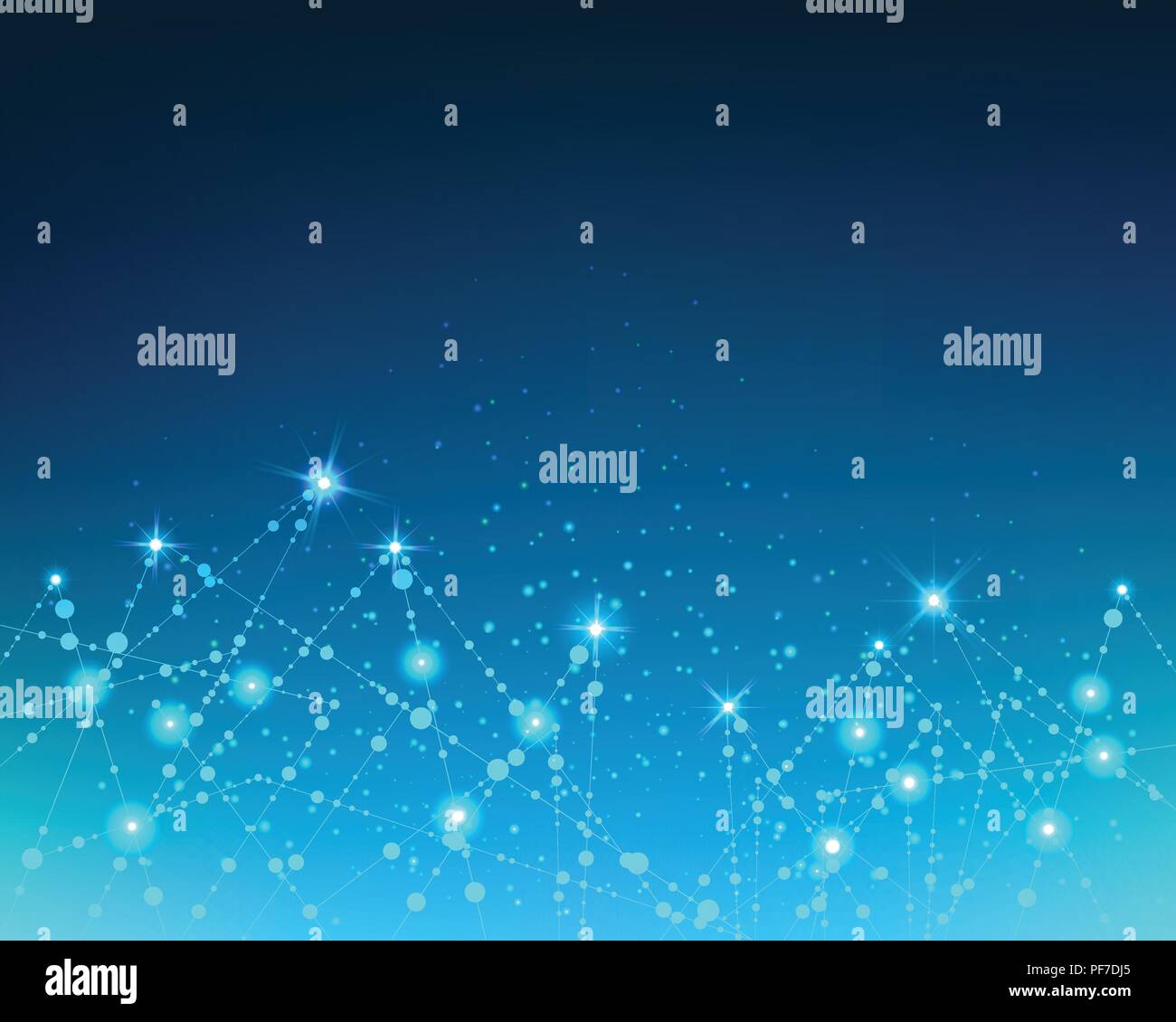 Big data information concept and network connection technology model.Vector Illustration Stock ...