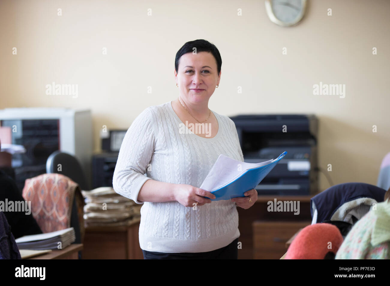 Belarus, Gomel, 25 April 2018. The office is central.Russian ...