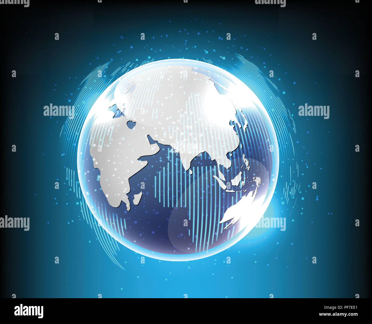 World cyber internet network connection business zone online.Vector ...