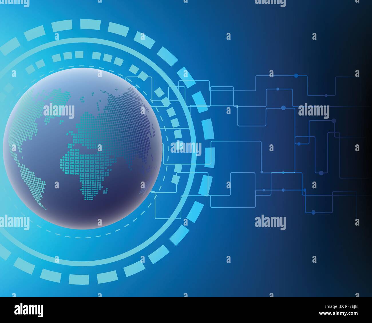 World map cyber switch wireless internet network connection business ...