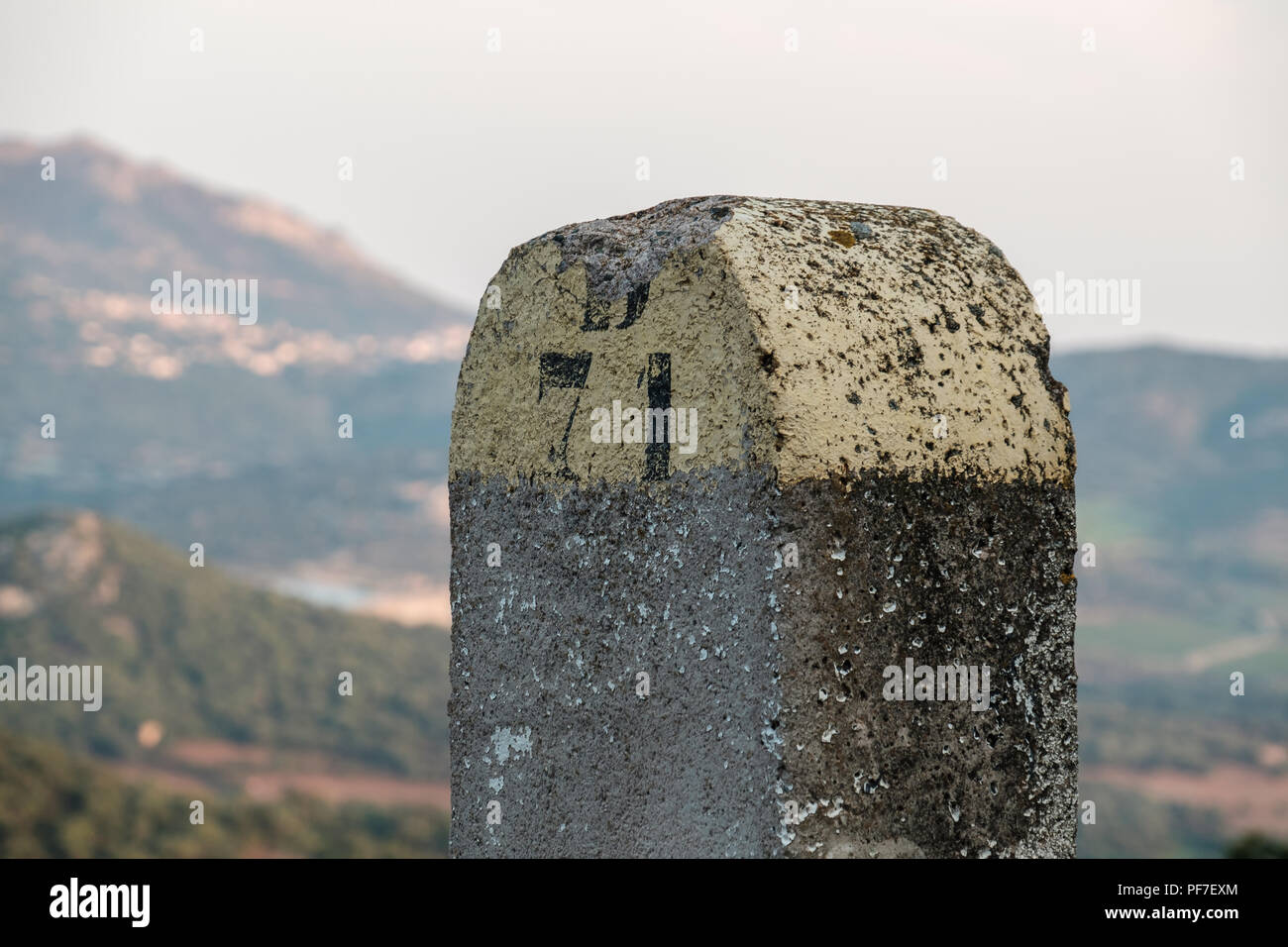 Ancient road marker hi-res stock photography and images - Alamy