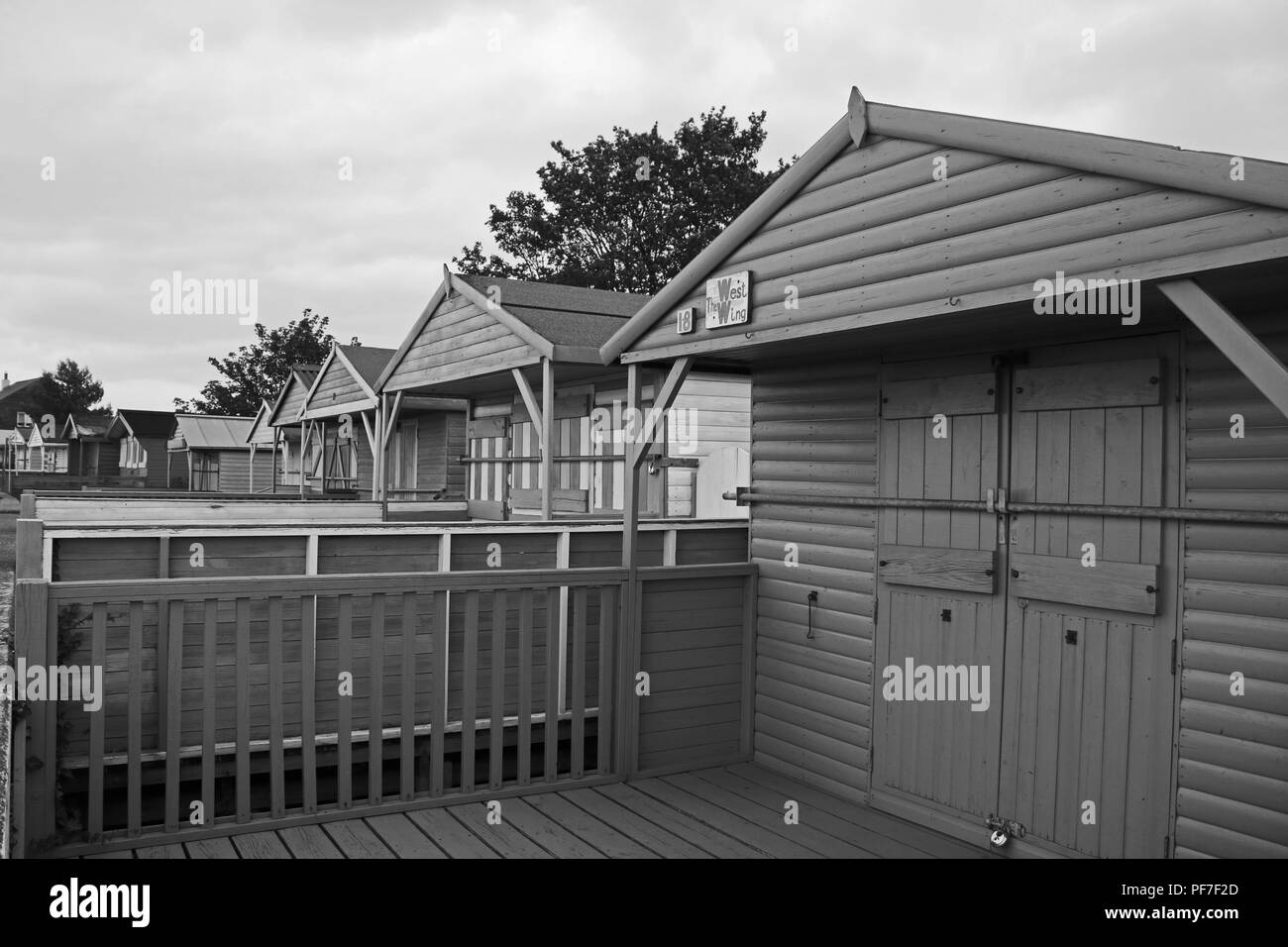 Wooden Beach Huts. Whitstable, Kent Stock Photo - Alamy