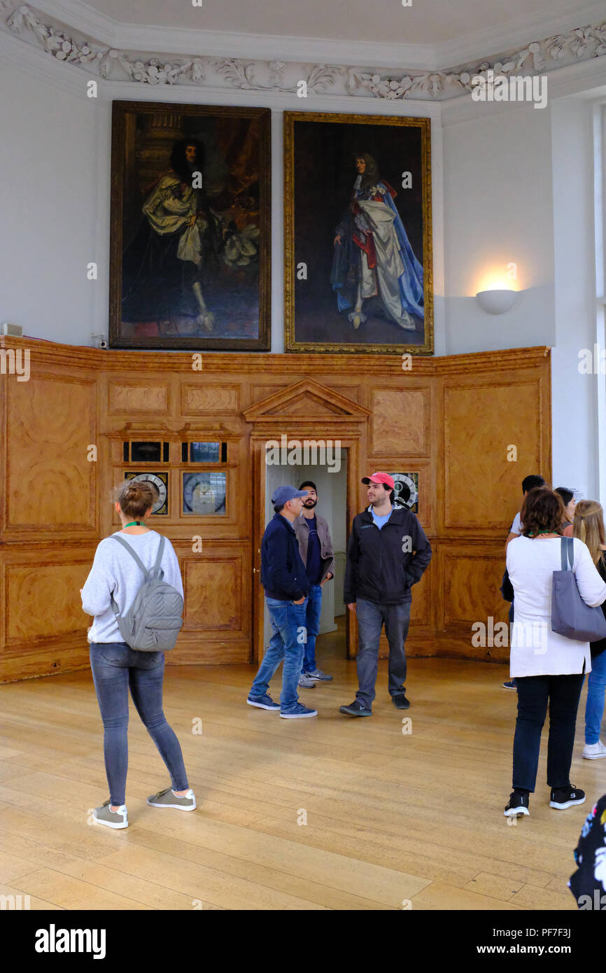 The 17thC Octagon Room, designed by Sir Christopher Wren, in the Royal ...