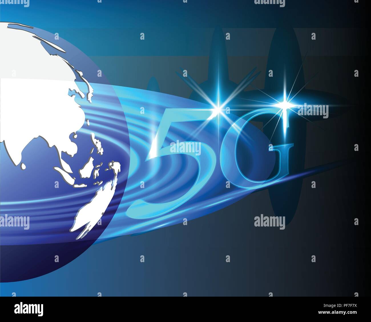 World global internet network connection 5G big data information ...