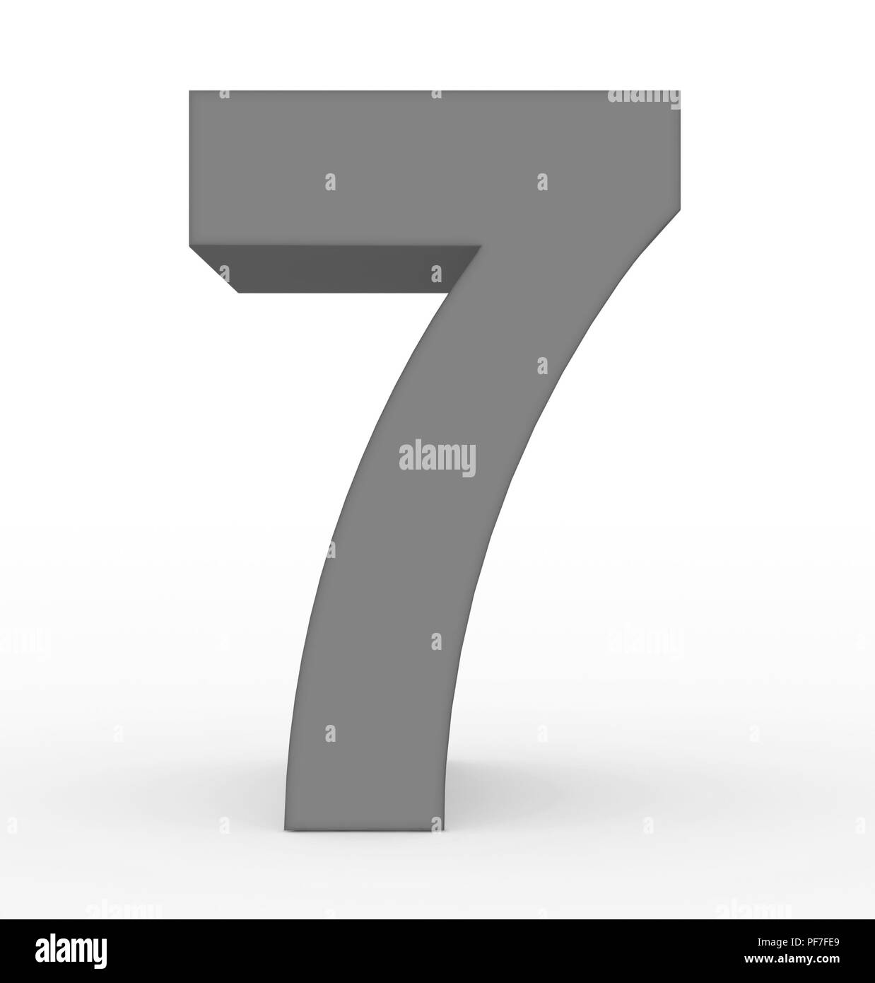 3d number 7 Black and White Stock Photos & Images - Alamy
