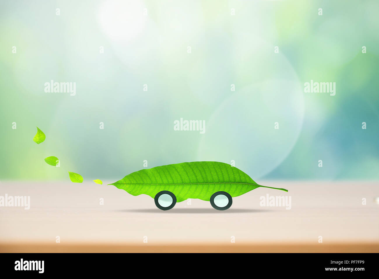 Vehicles that are environmentally friendly.Eco car concept Stock Photo ...