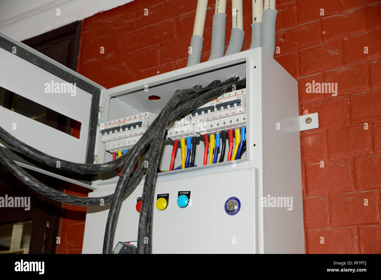 Terminals in electrical control panel hi-res stock photography and ...