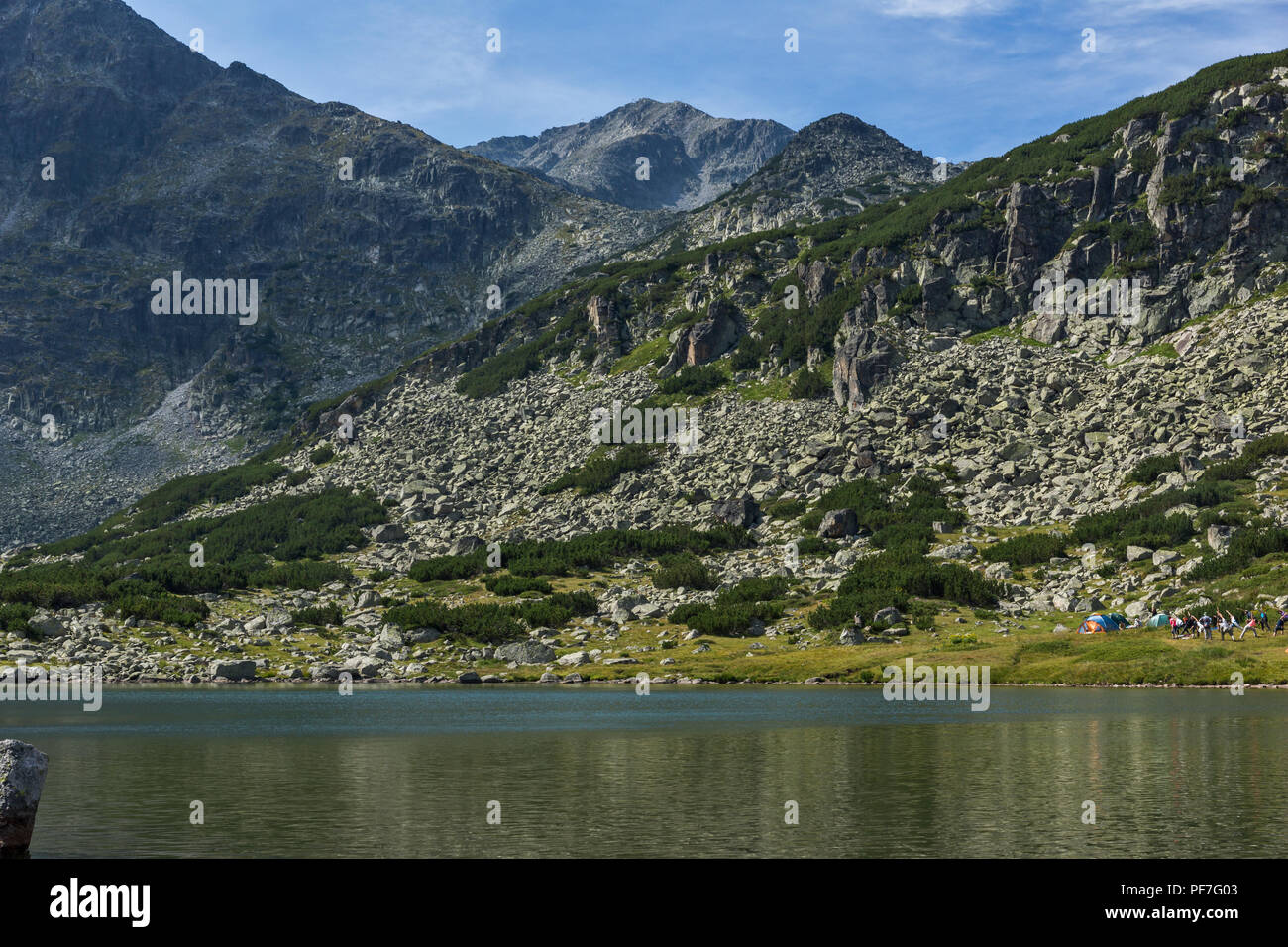 Amazing Panoramic view of Musalenski lakes and Musala peak, Rila ...