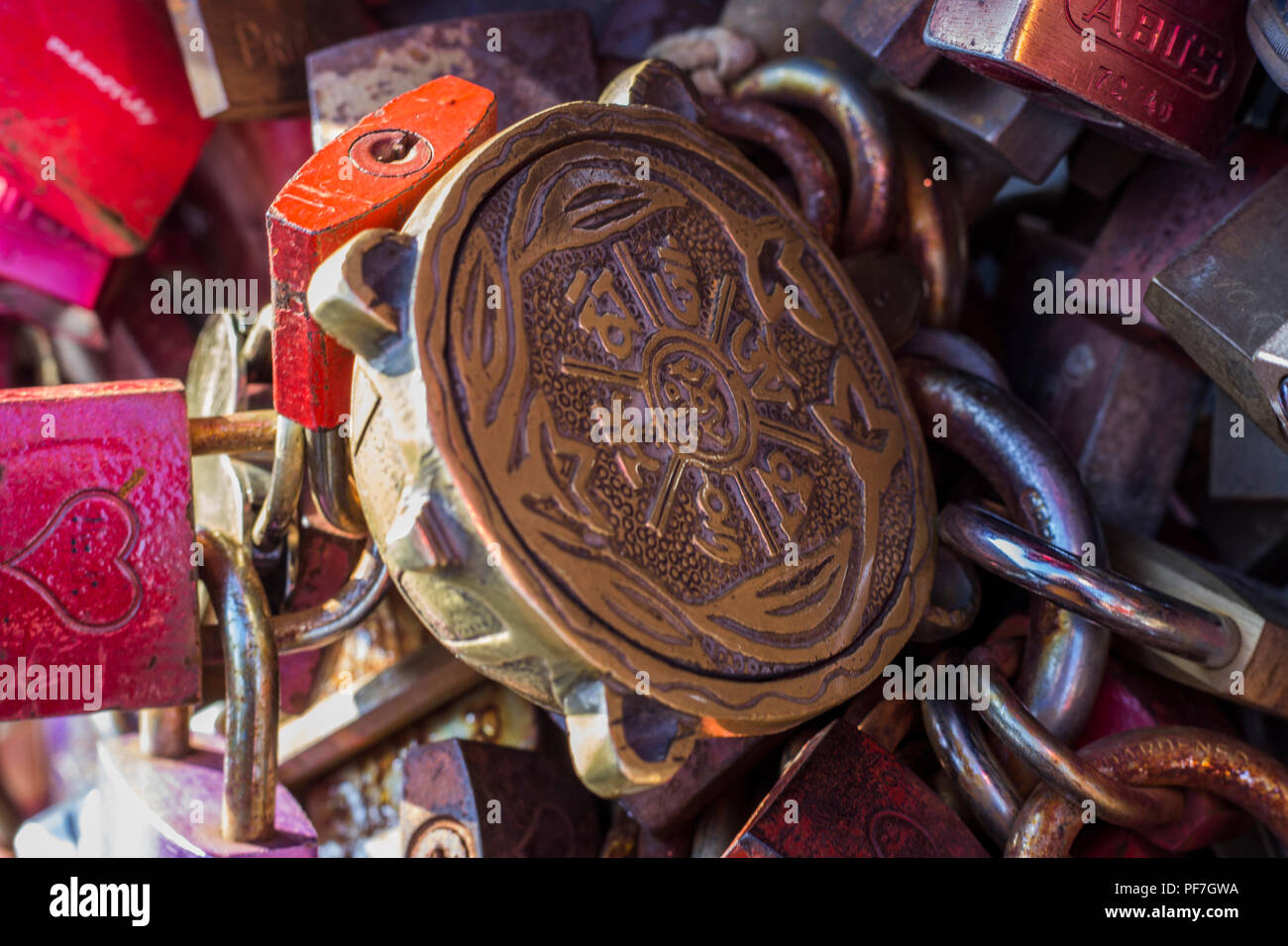 Padlocks on the bridge. Cologne, Germany Stock Photo - Alamy