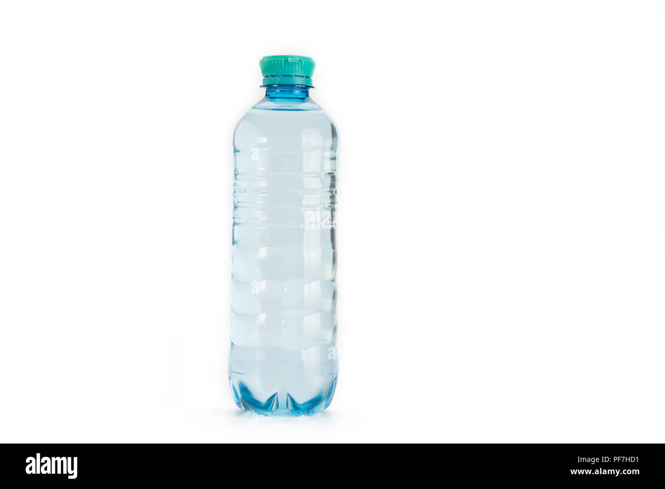 Bottle of spring water on the white background Stock Photo - Alamy