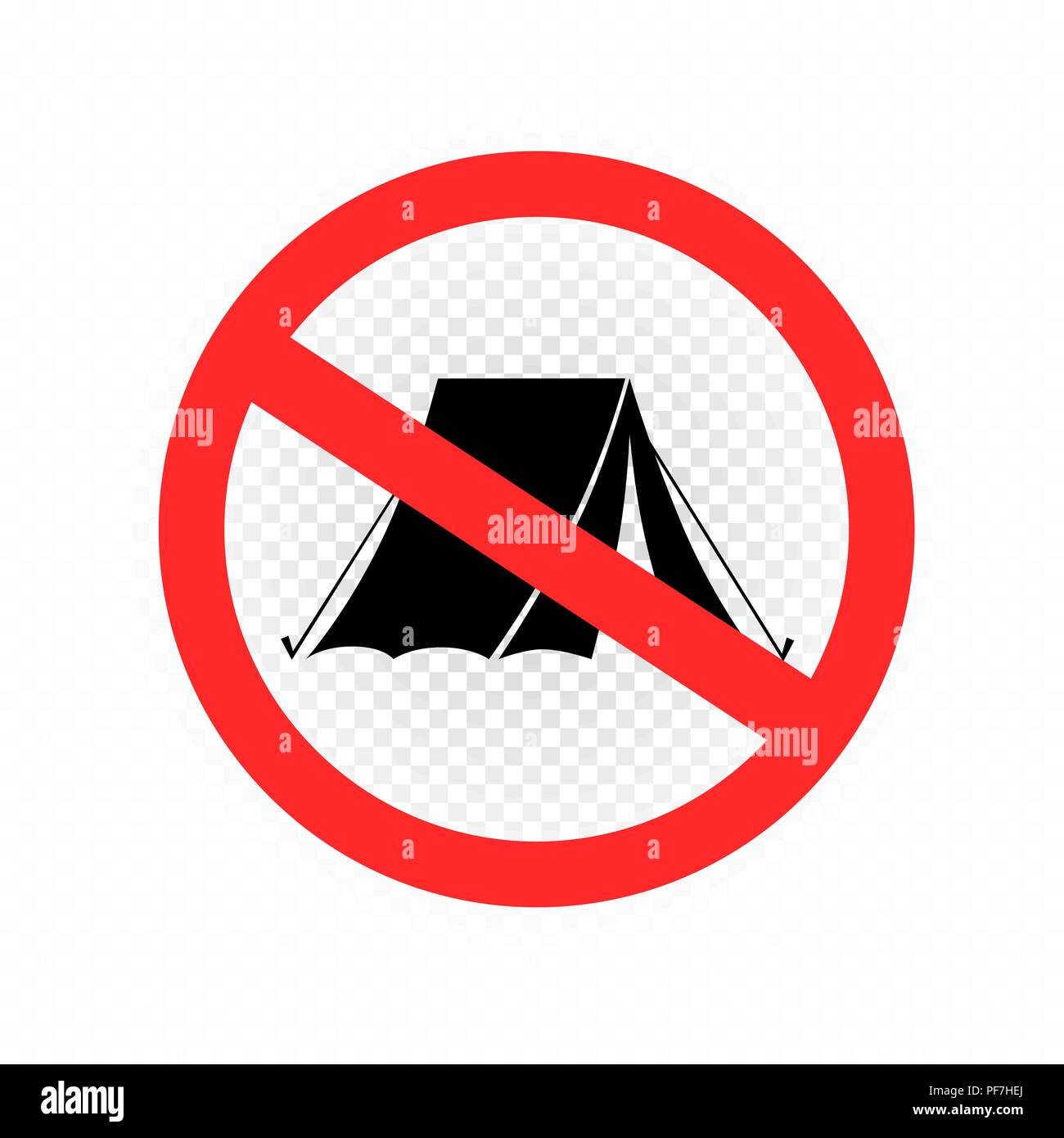 No picnic sign hi-res stock photography and images - Alamy