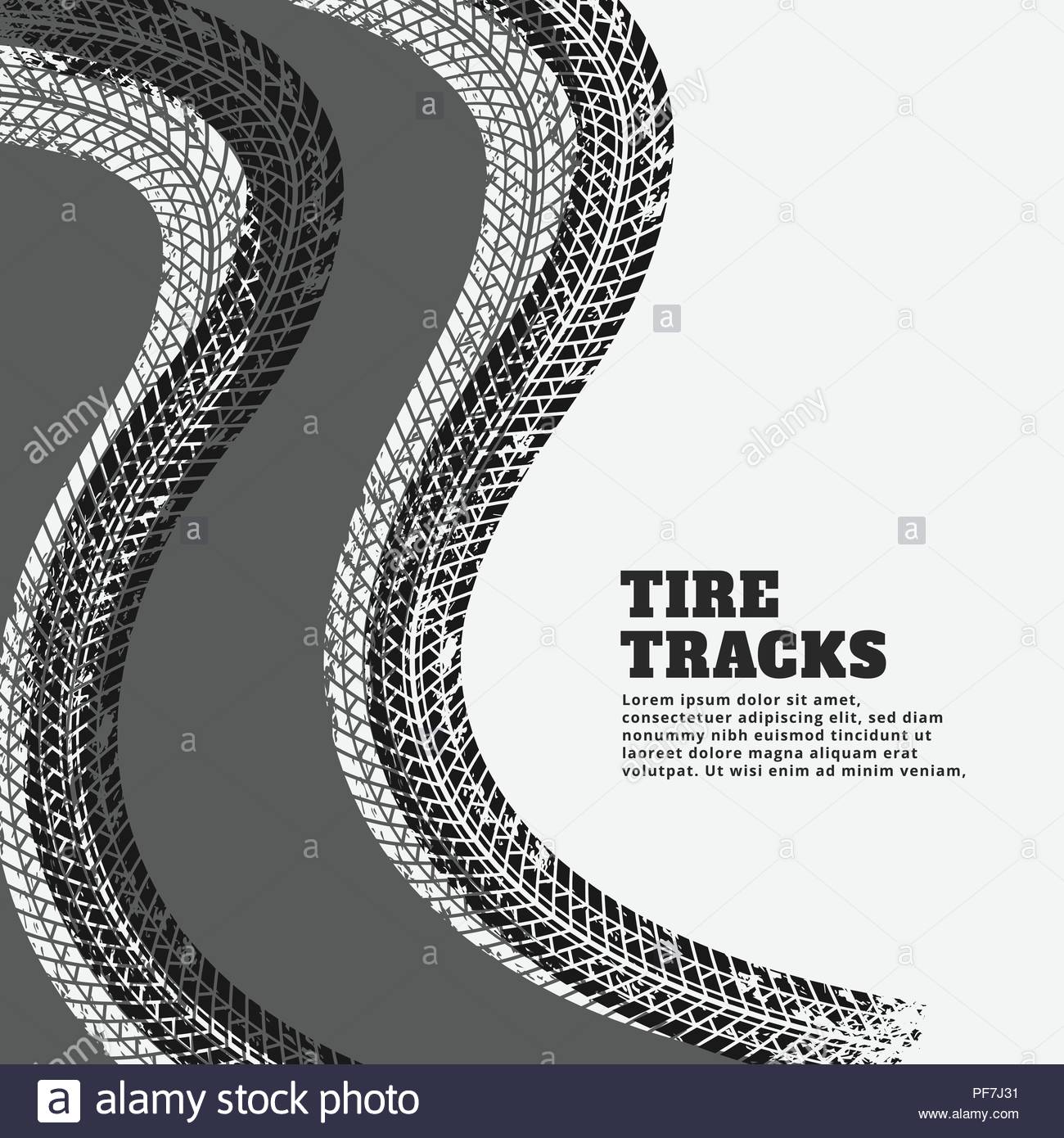 Tire Marks Vector Stock Photos & Tire Marks Vector Stock Images - Alamy