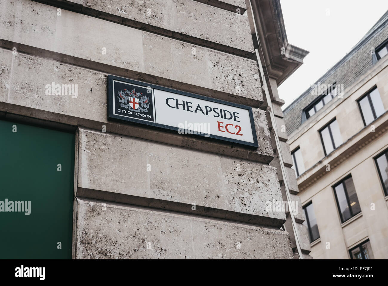 Old business name on london building hi-res stock photography and ...