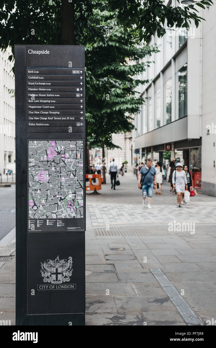 London attractions map hi-res stock photography and images - Alamy