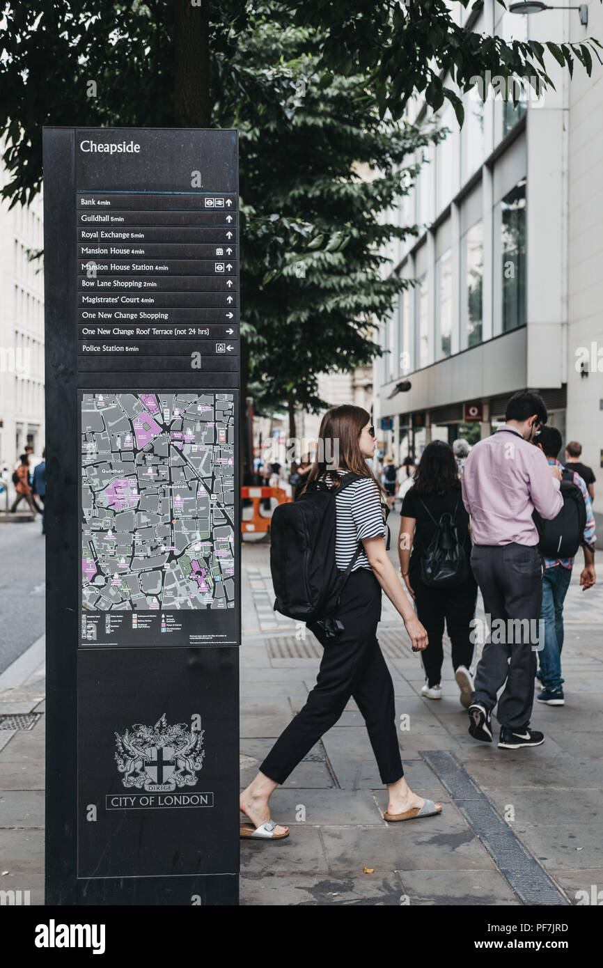 Pedestrian walk map hi-res stock photography and images - Alamy