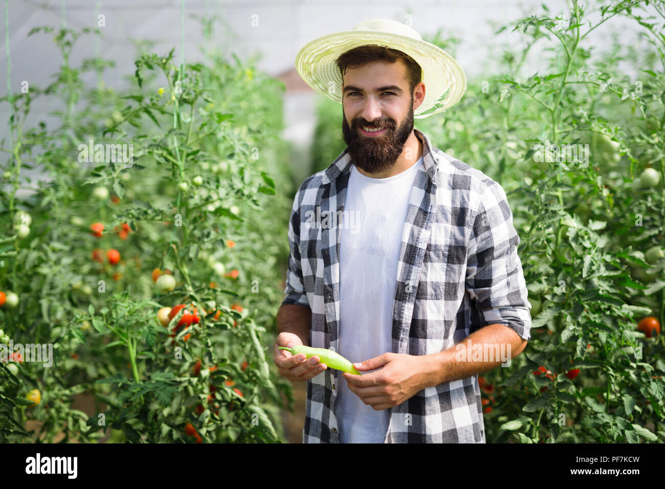Friendly farmer hi-res stock photography and images - Alamy