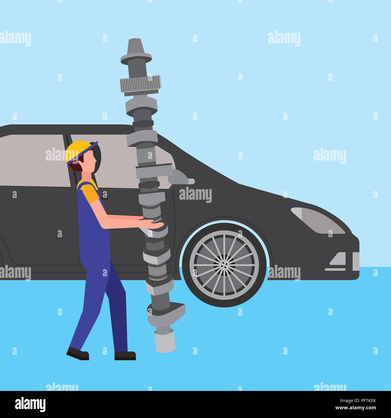 Connection rod Stock Vector Images - Alamy