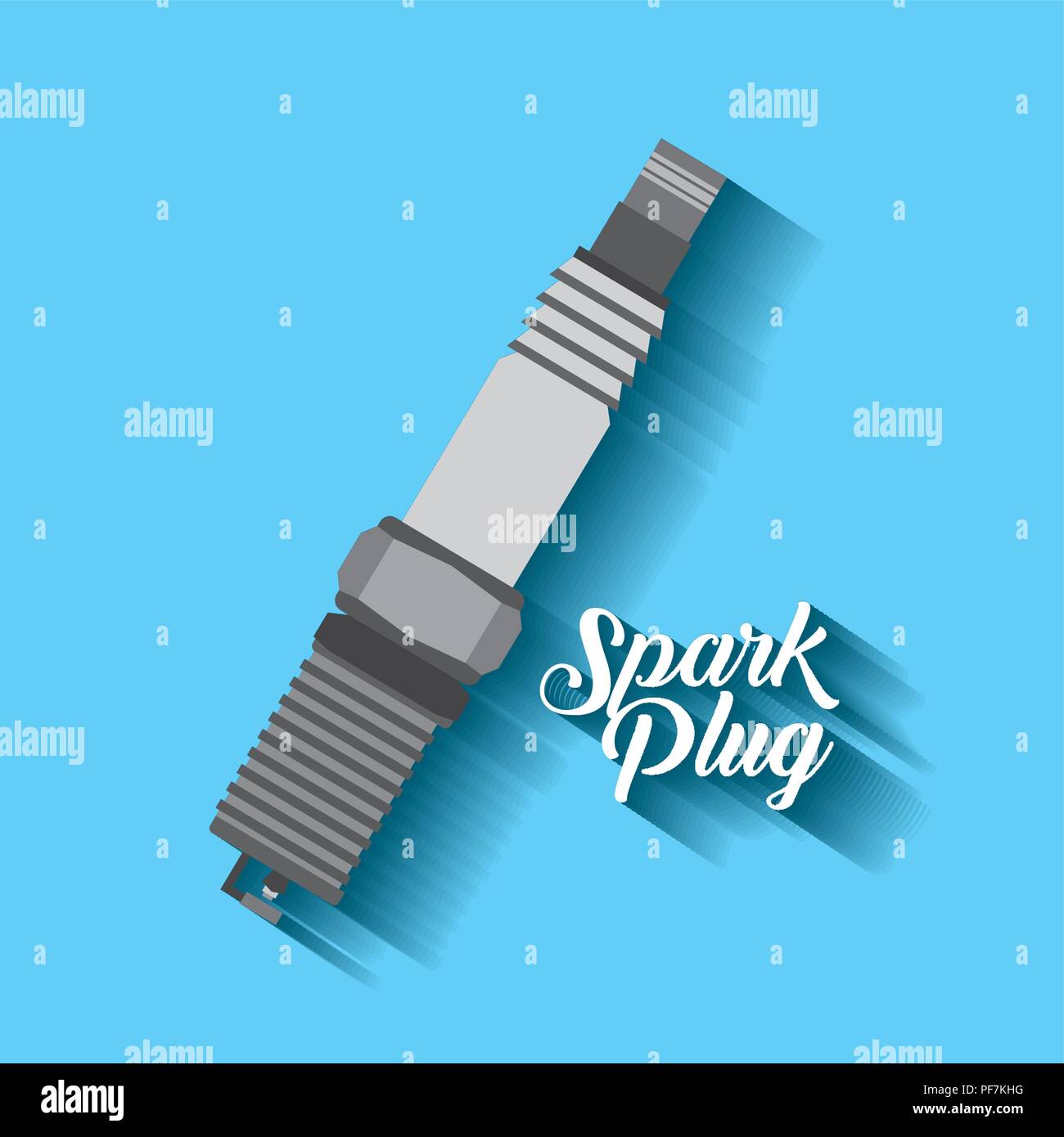 spark plug spare part automotive industry Stock Vector Image & Art - Alamy