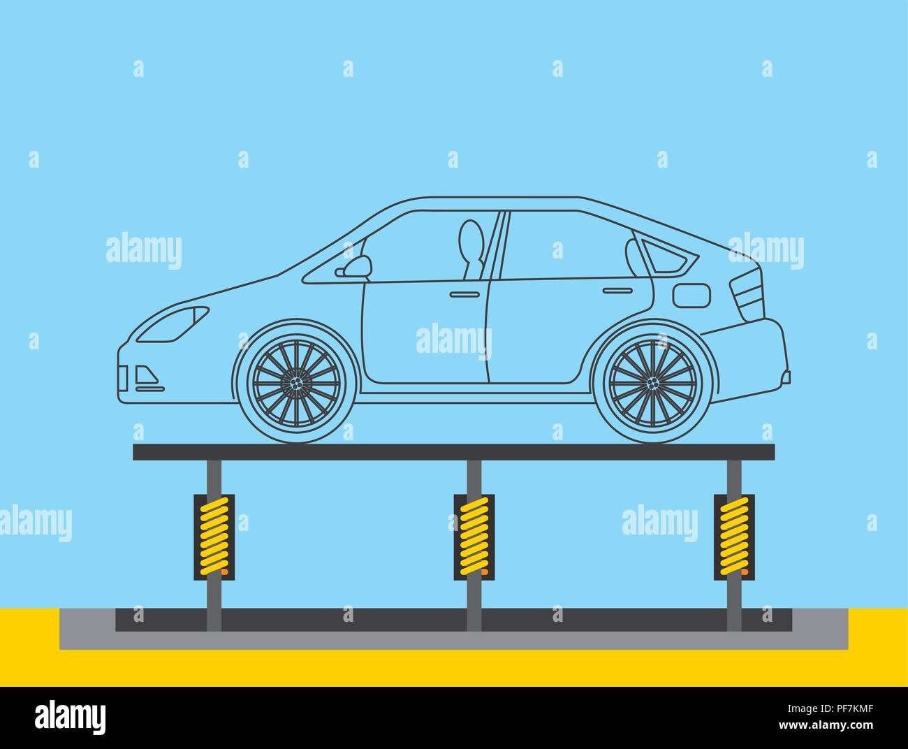 Car production industry automotive plant Stock Vector Images - Alamy