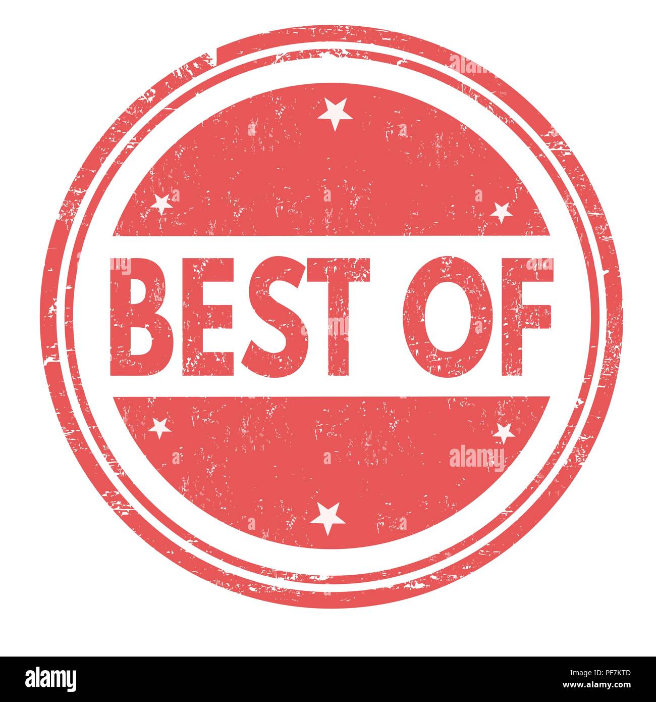 Best of sign or stamp on white background, vector illustration Stock ...