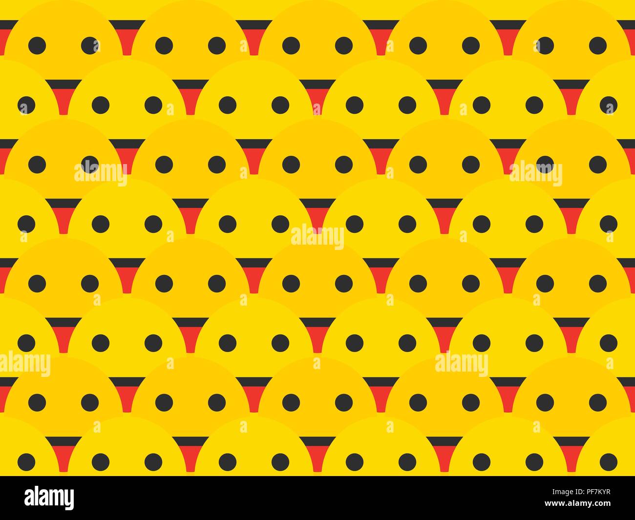 Smiley seamless pattern. Smiley shows the language, the emotion of joy ...