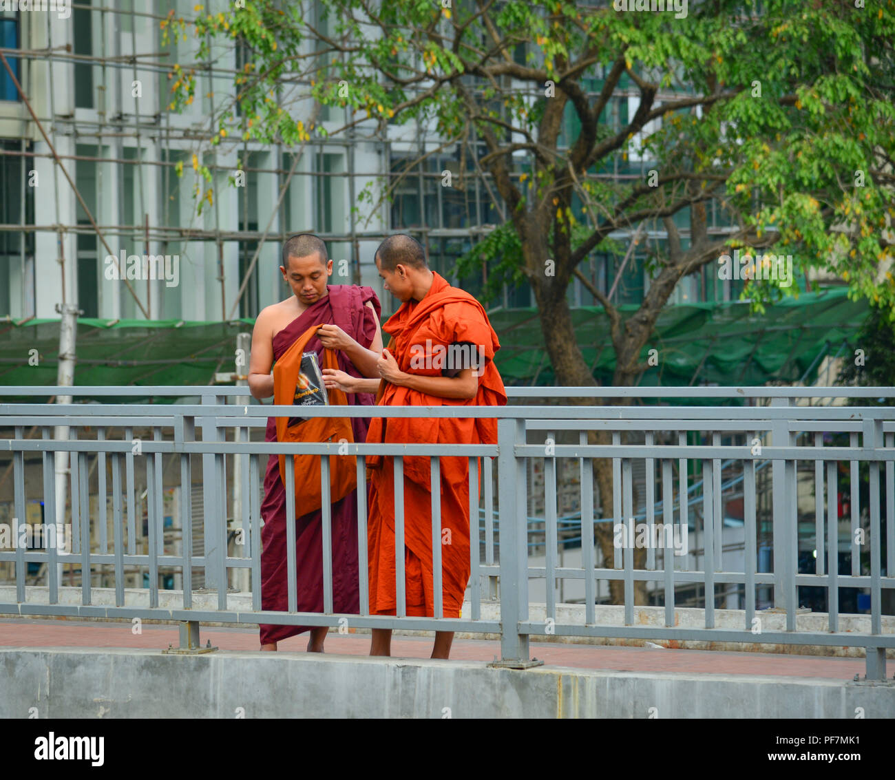 Young buddhist monk relaxing hi-res stock photography and images - Alamy