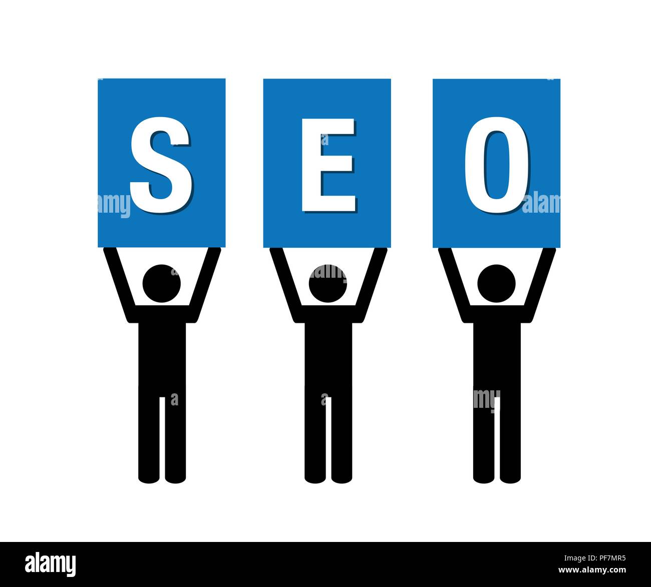 Men hold up SOE sign pictogram vector illustration EPS10 Stock Vector ...