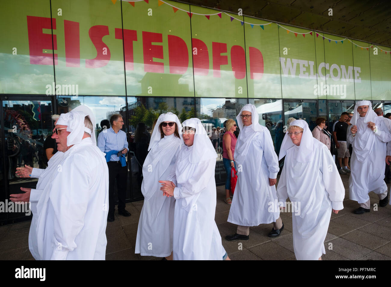 The Gorsedd y Beirdd (Bardic Gorsedd) at Eisteddfod Genedlaethol Cymru ...