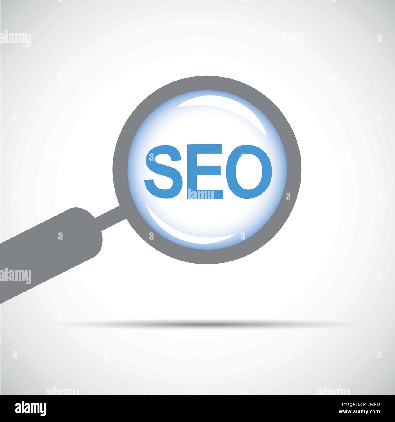 Electronic magnifying glass Stock Vector Images - Alamy