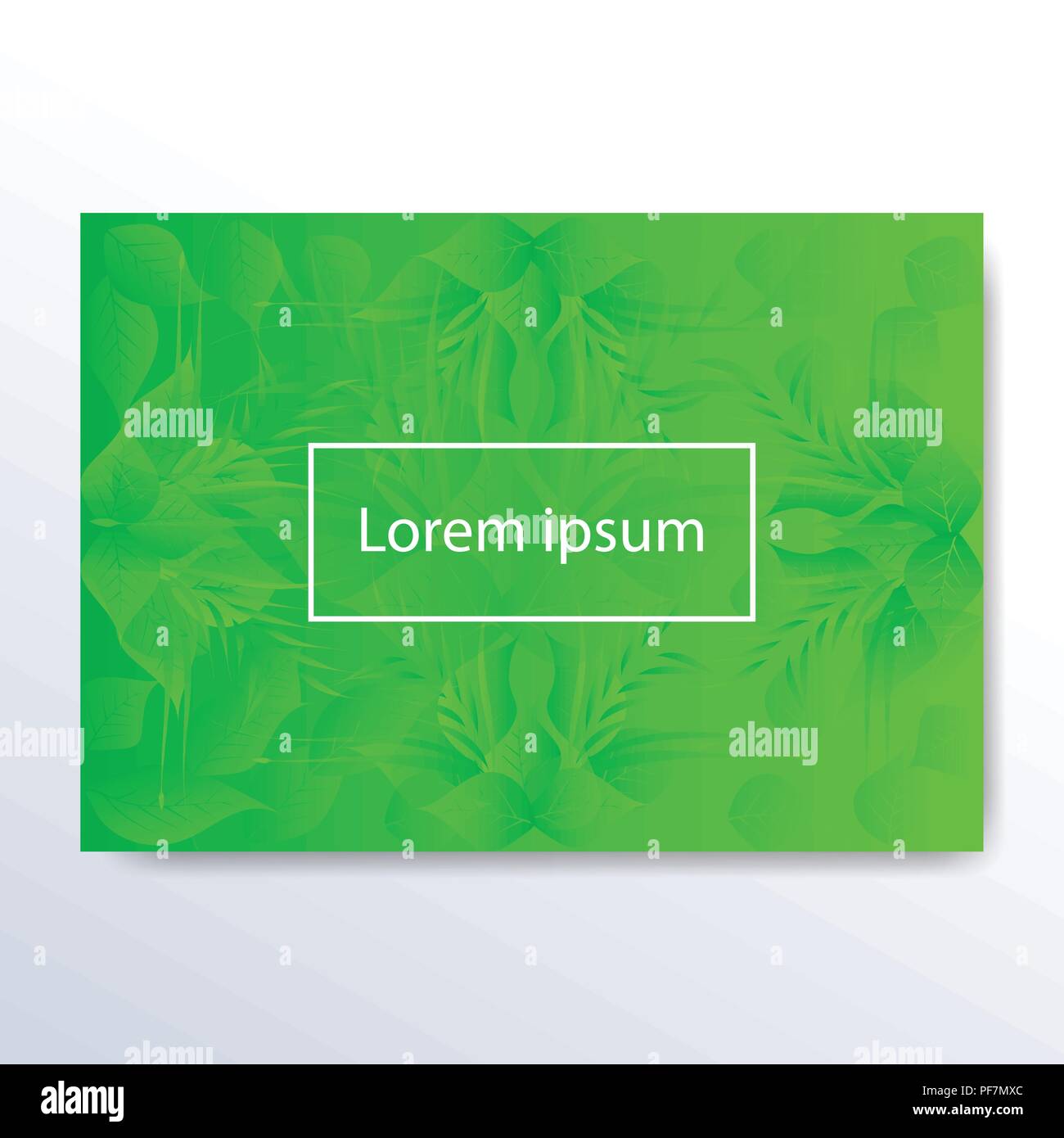 background design with fresh leafs Stock Vector Image & Art - Alamy