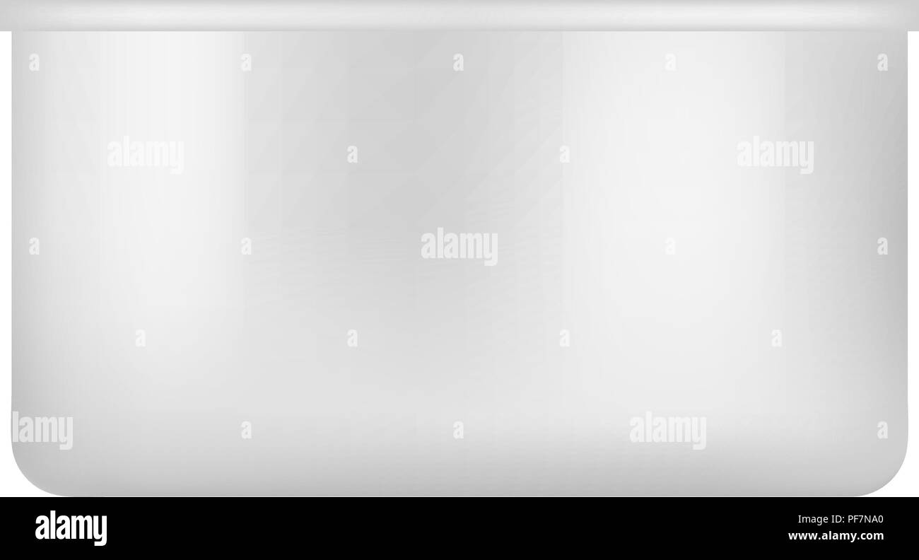 Tin can mockup top Stock Vector Images - Alamy