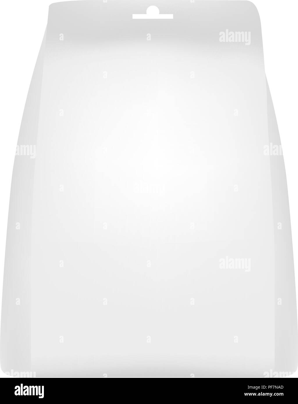 Blank packet of detergent mockup, realistic style Stock Vector Image ...