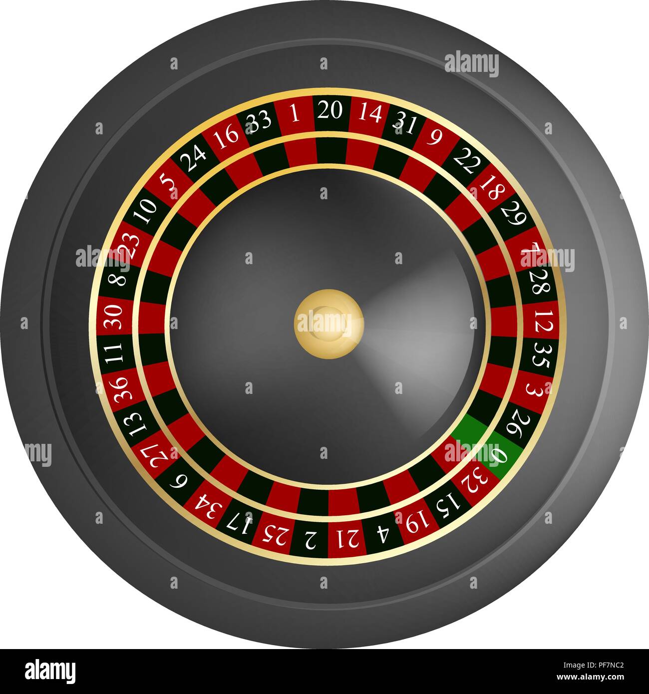 Casino black red wheel mockup, realistic style Stock Vector Image & Art ...