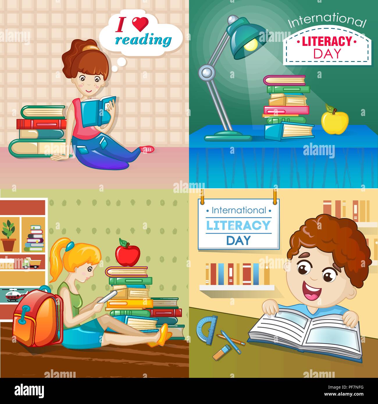 Literacy Day Clipart