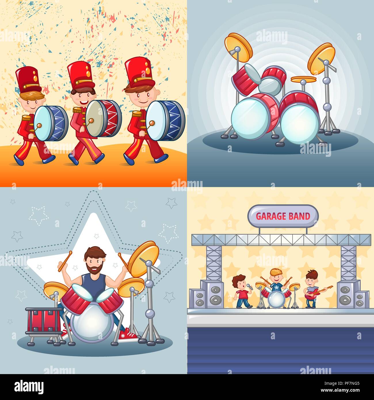 Back school party flyer Stock Vector Images - Alamy