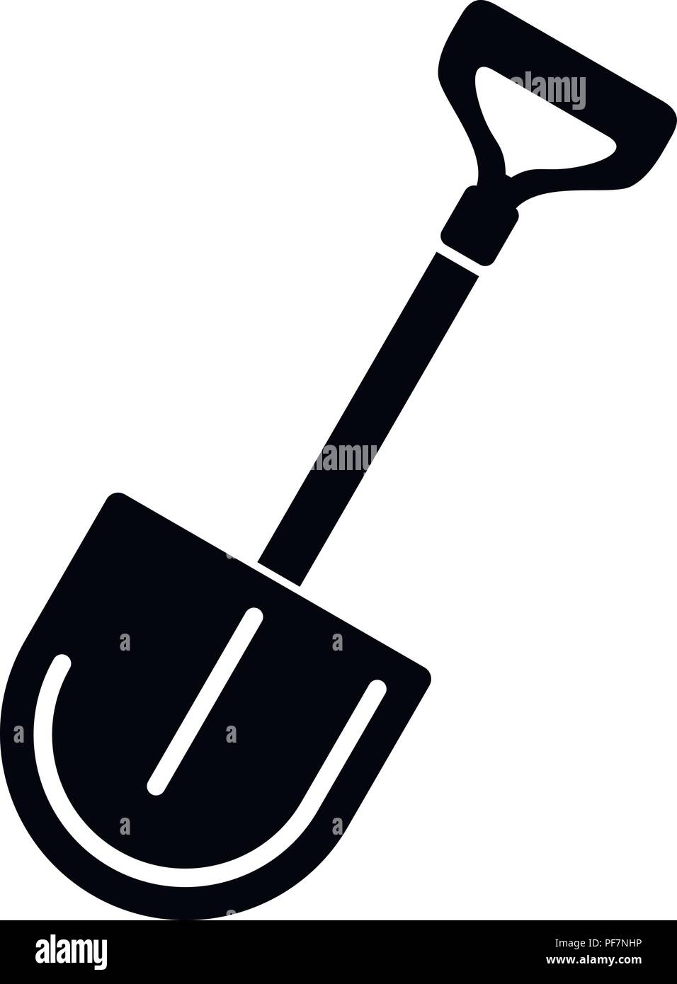 Spade shovel icon, simple style Stock Vector Image & Art - Alamy