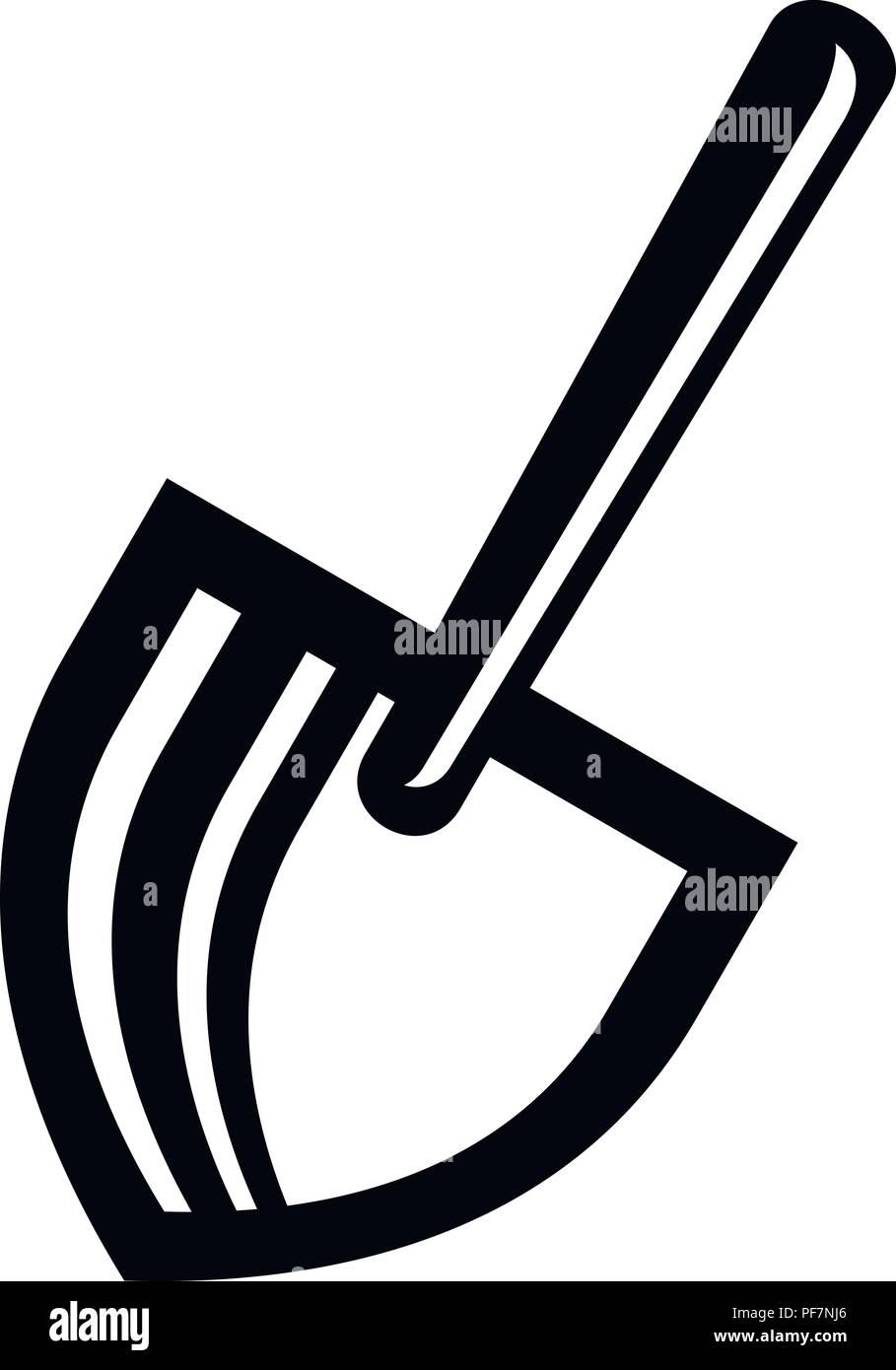 Steel spade icon, simple style Stock Vector Image & Art - Alamy