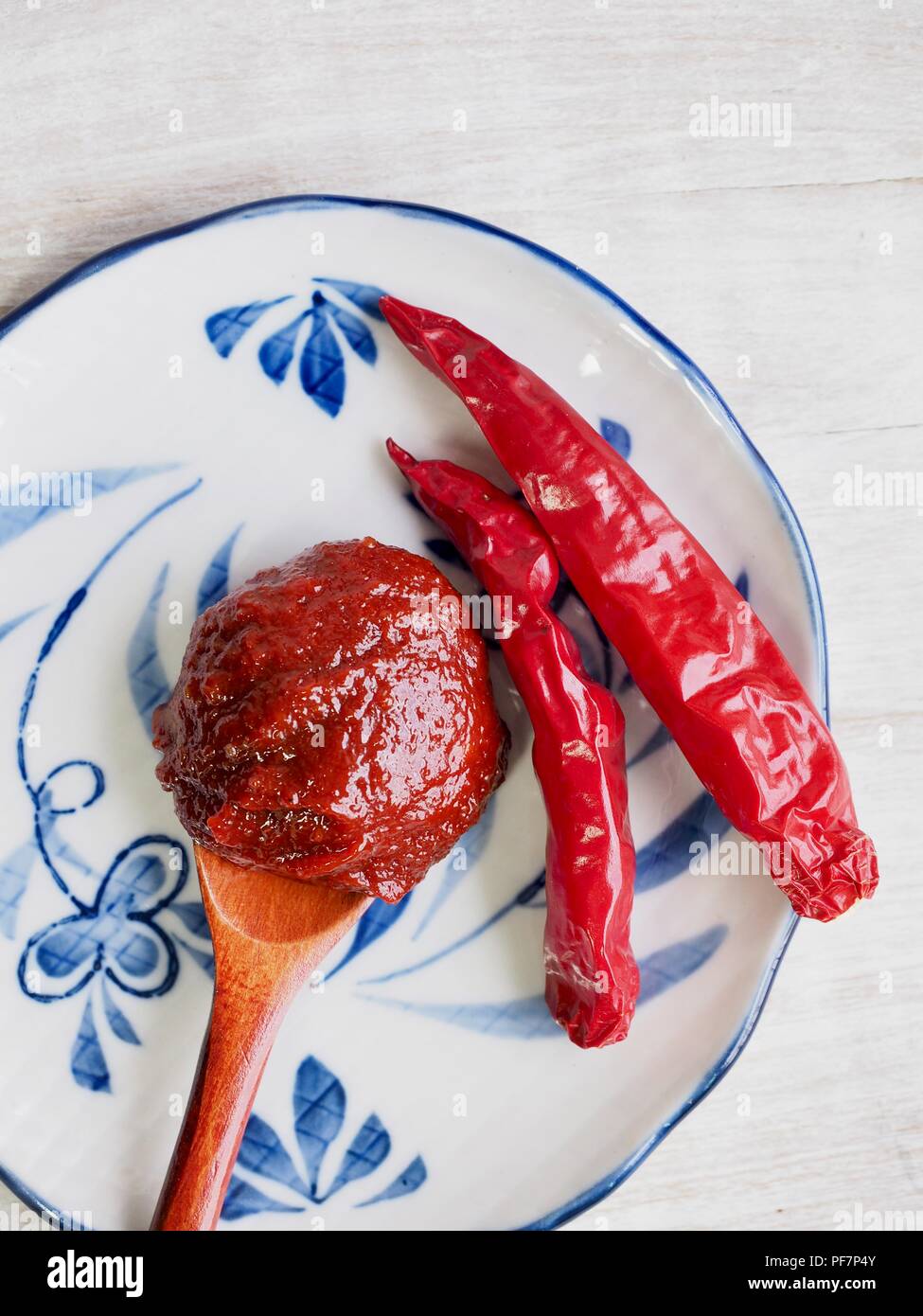 Korean sources red pepper paste, red pepper paste sauce Stock Photo - Alamy