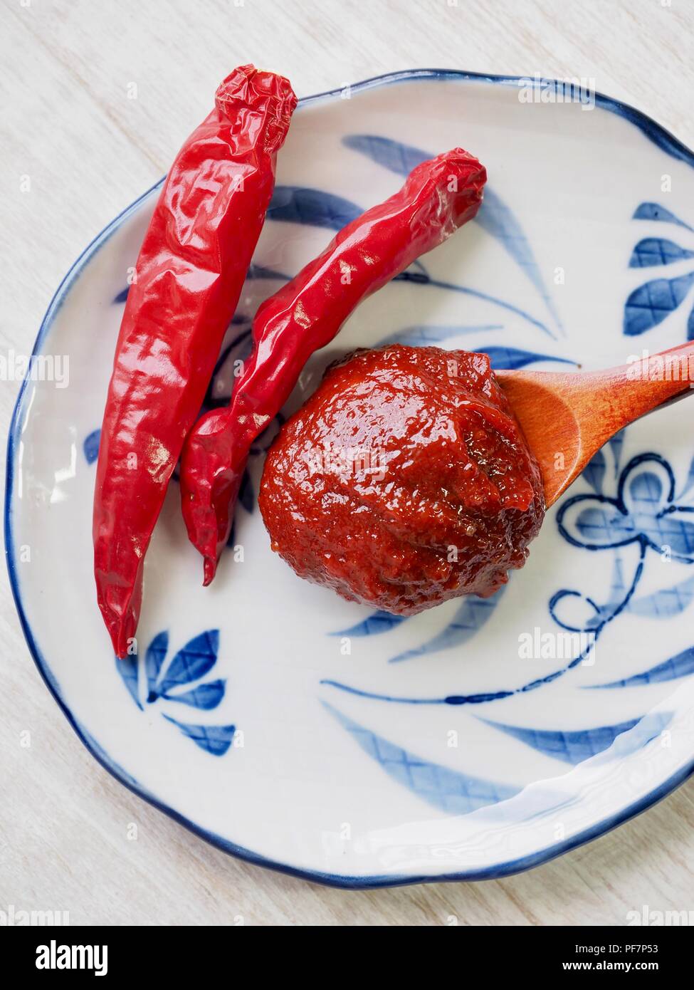 Korean sources red pepper paste, red pepper paste sauce Stock Photo - Alamy