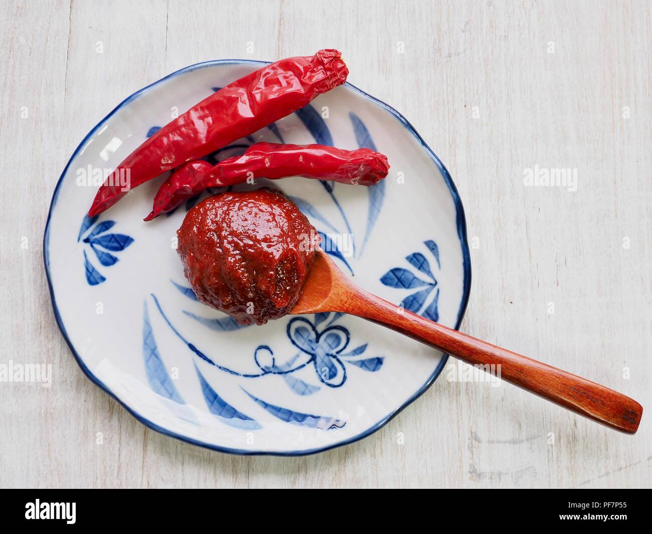 Korean sources red pepper paste, red pepper paste sauce Stock Photo - Alamy