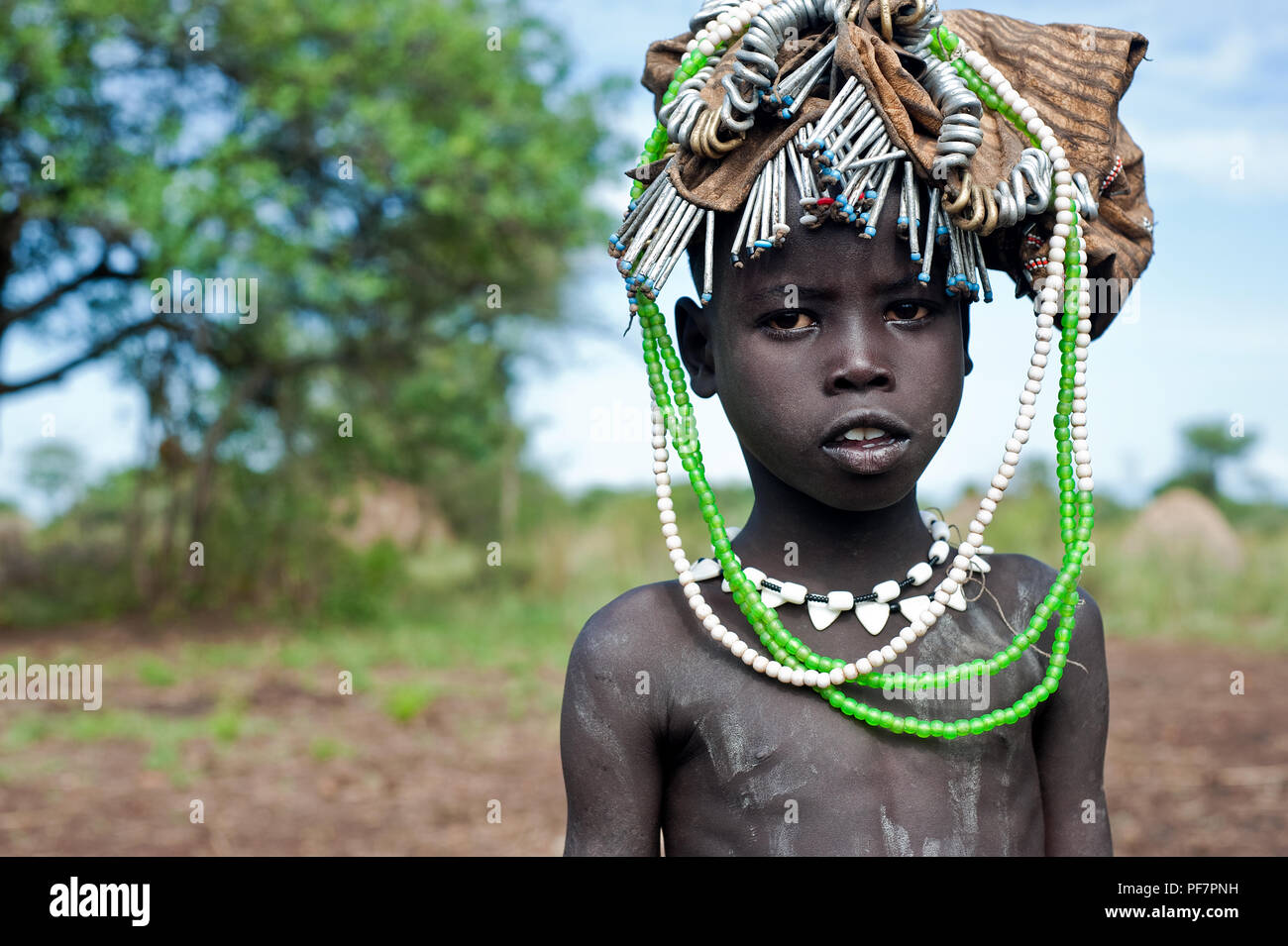Mursi boy hi-res stock photography and images - Alamy